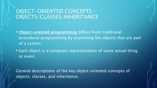 Object-Oriented Systems Analysis and Design Using UML.pptx | Computer Software and Applications ...