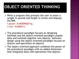 Object oriented thinking | PDF | Programming Languages | Computing