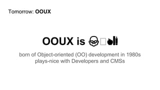 Object-Oriented UX (OOUX) Workshop | PPT