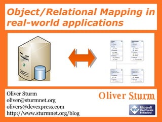 Object Relational Mapping In Real World Applications | PPT | Databases ...