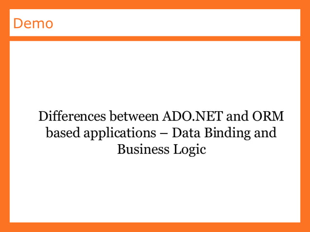 Object Relational Mapping In Real World Applications | PPT | Databases | Computer Software and ...