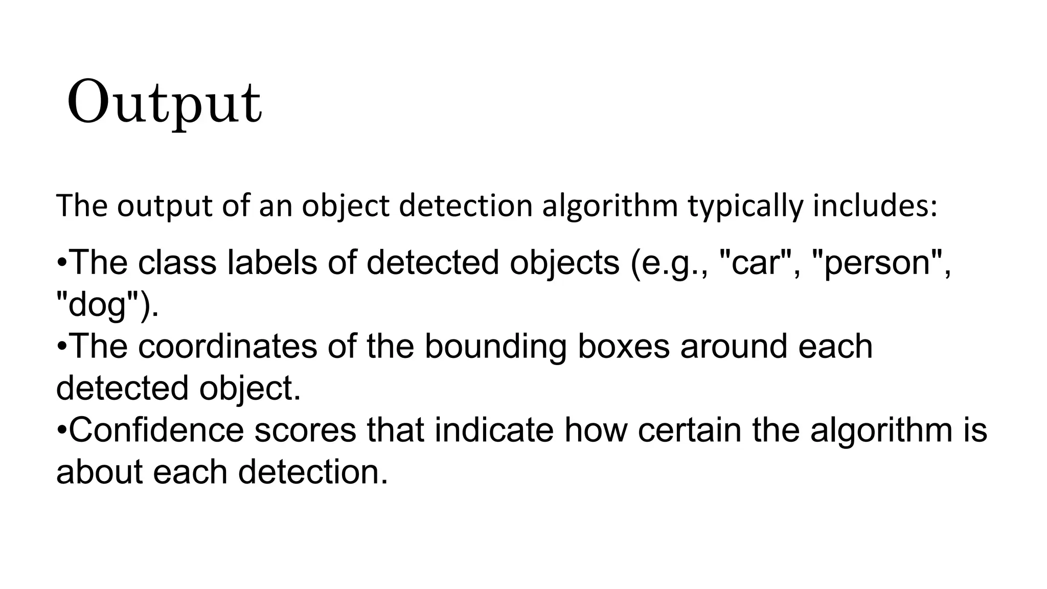 Object Detection Based On Artificial Intelligence Pptx