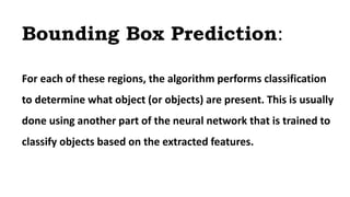 object DETECTION BASED ON ARTIFICIAL INTELLIGENCE | PPTX