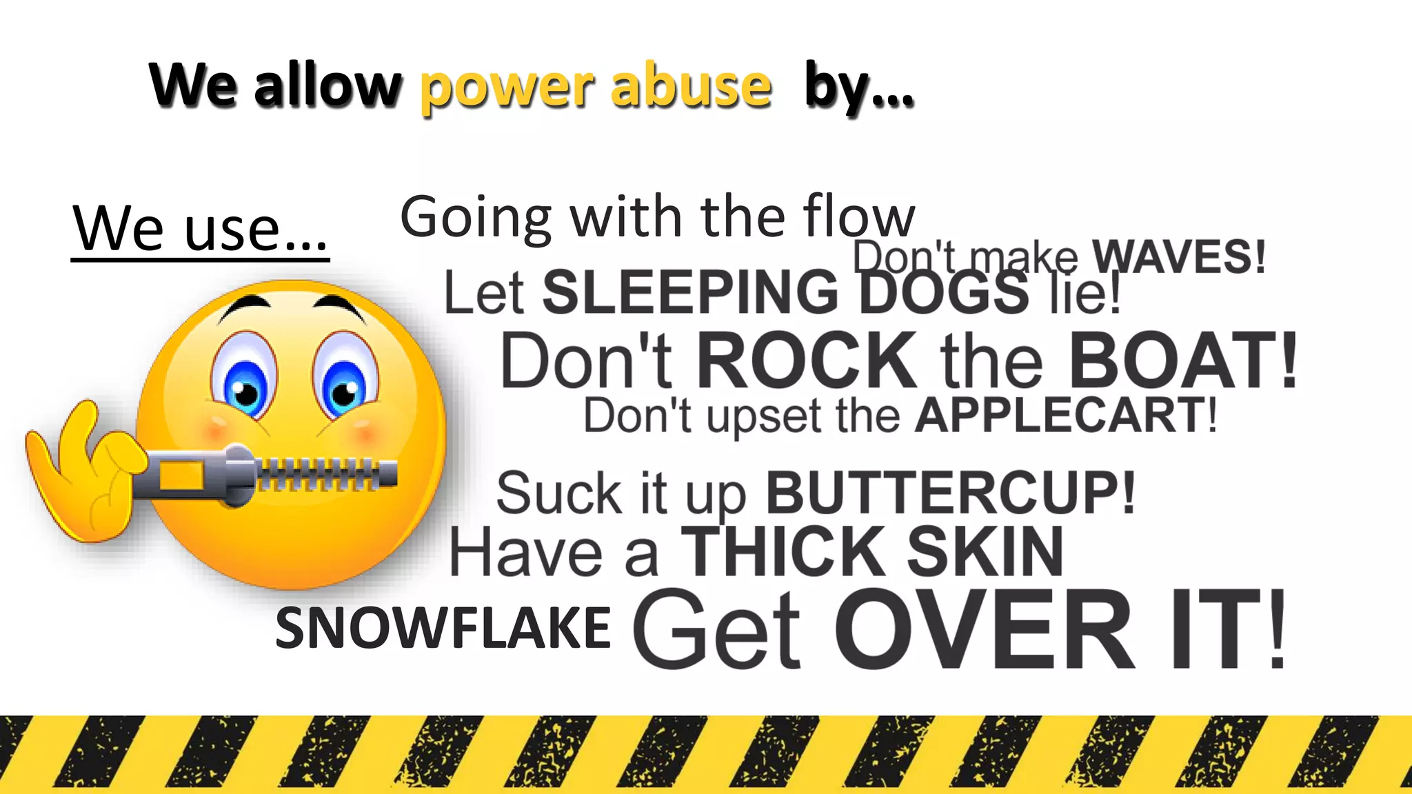 Object123 - Tools to stop power abuse OH&S | PPT