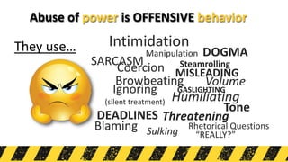 Object123 - Tools to stop power abuse OH&S | PPT