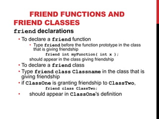 Object and class presentation | PPT