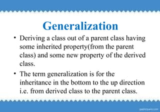Object and class relationships | PPT