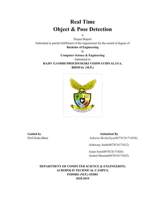 Object and pose detection | PDF