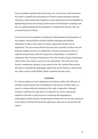 Object assessment for Objects & Places Unit (MMHS, Sydney Uni) | PDF