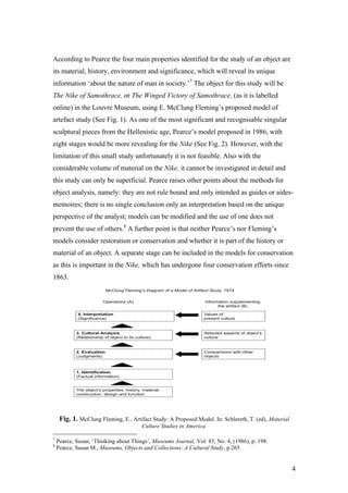 Object assessment for Objects & Places Unit (MMHS, Sydney Uni) | PDF