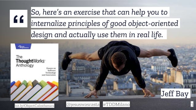Object Calisthenics - TDD Milano | PPTX