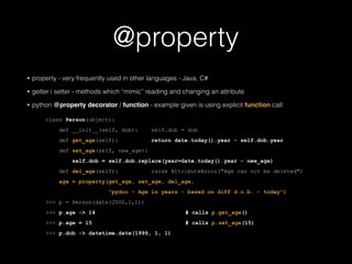 Object.__class__.__dict__ - python object model and friends - with ...