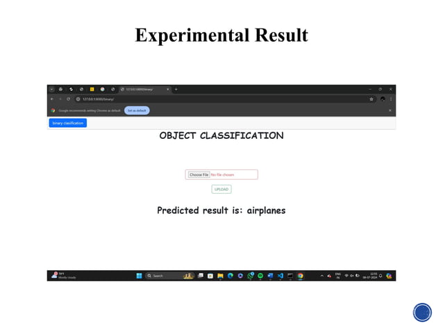 Object Classification Mini Project Pptx 1050