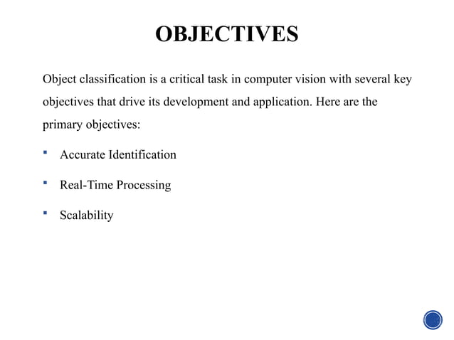 object classification mini project .pptx