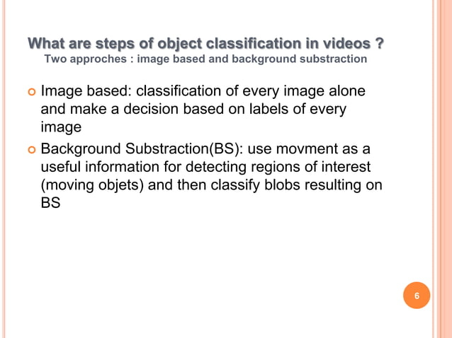 Object classification in far field and low resolution videos | PPTX ...