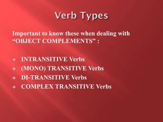 Object compliments | PPTX