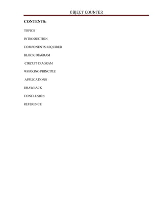 Object counter | DOCX