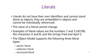 Object database standards, languages and design | PPTX