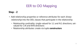 Object database standards, languages and design | PPTX