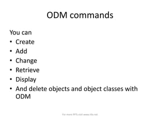 Object data manager Tutorials | PDF | Operating Systems | Computer ...
