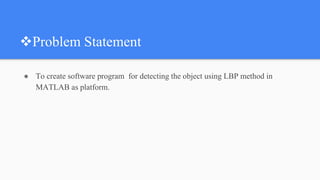 Object detection | PPTX