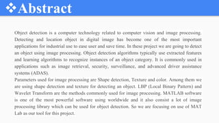 Object detection | PPTX