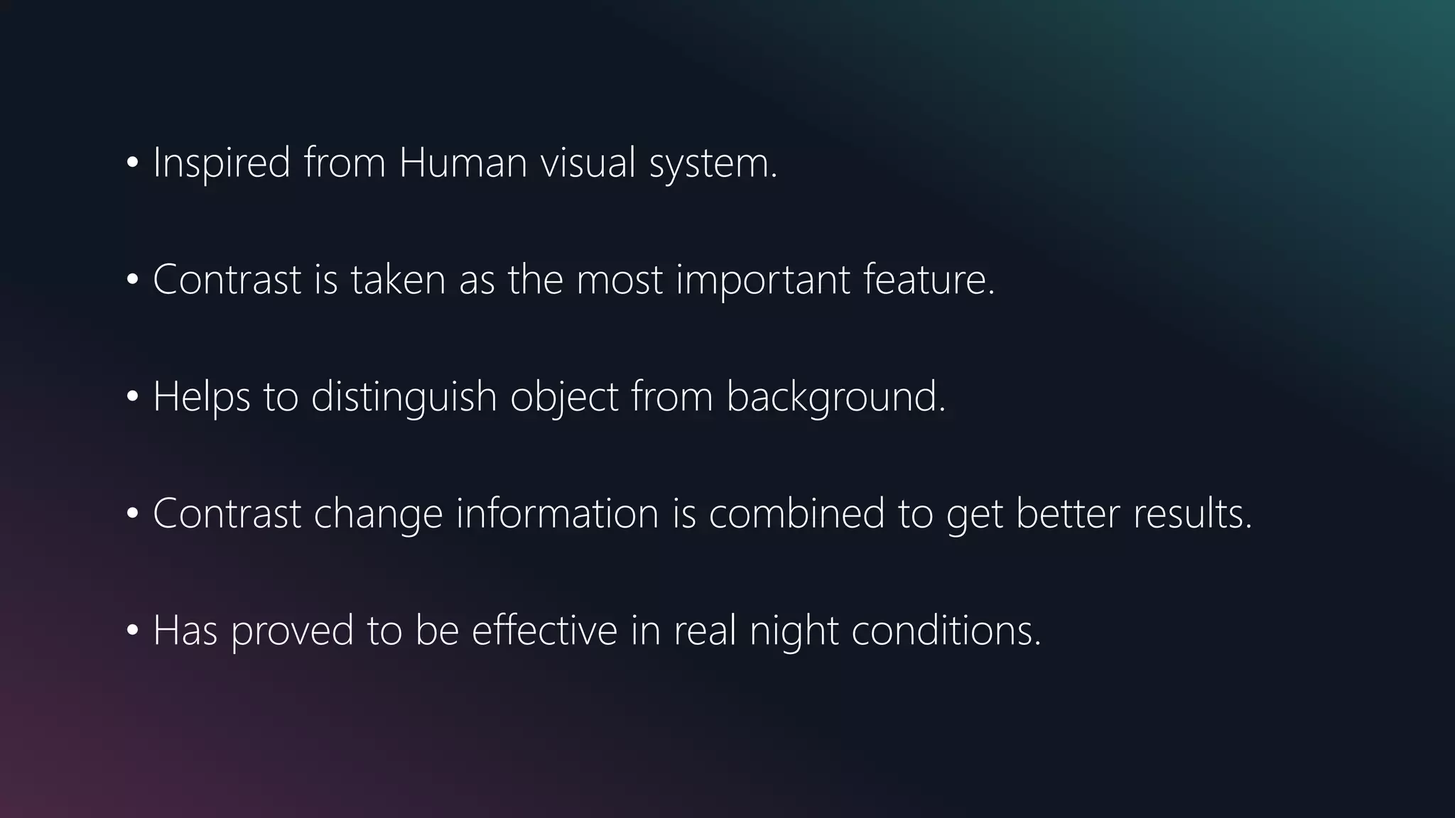 Object Detection At Night Pptx