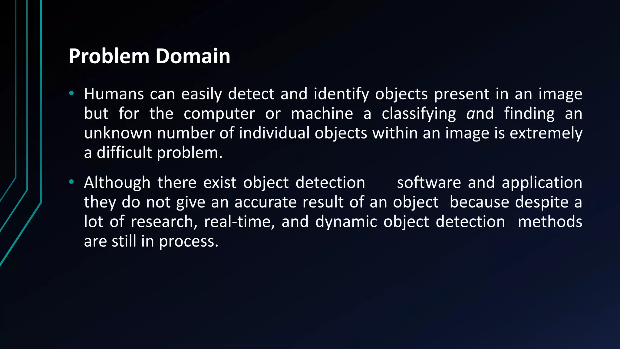 Object detection presentation | PPTX