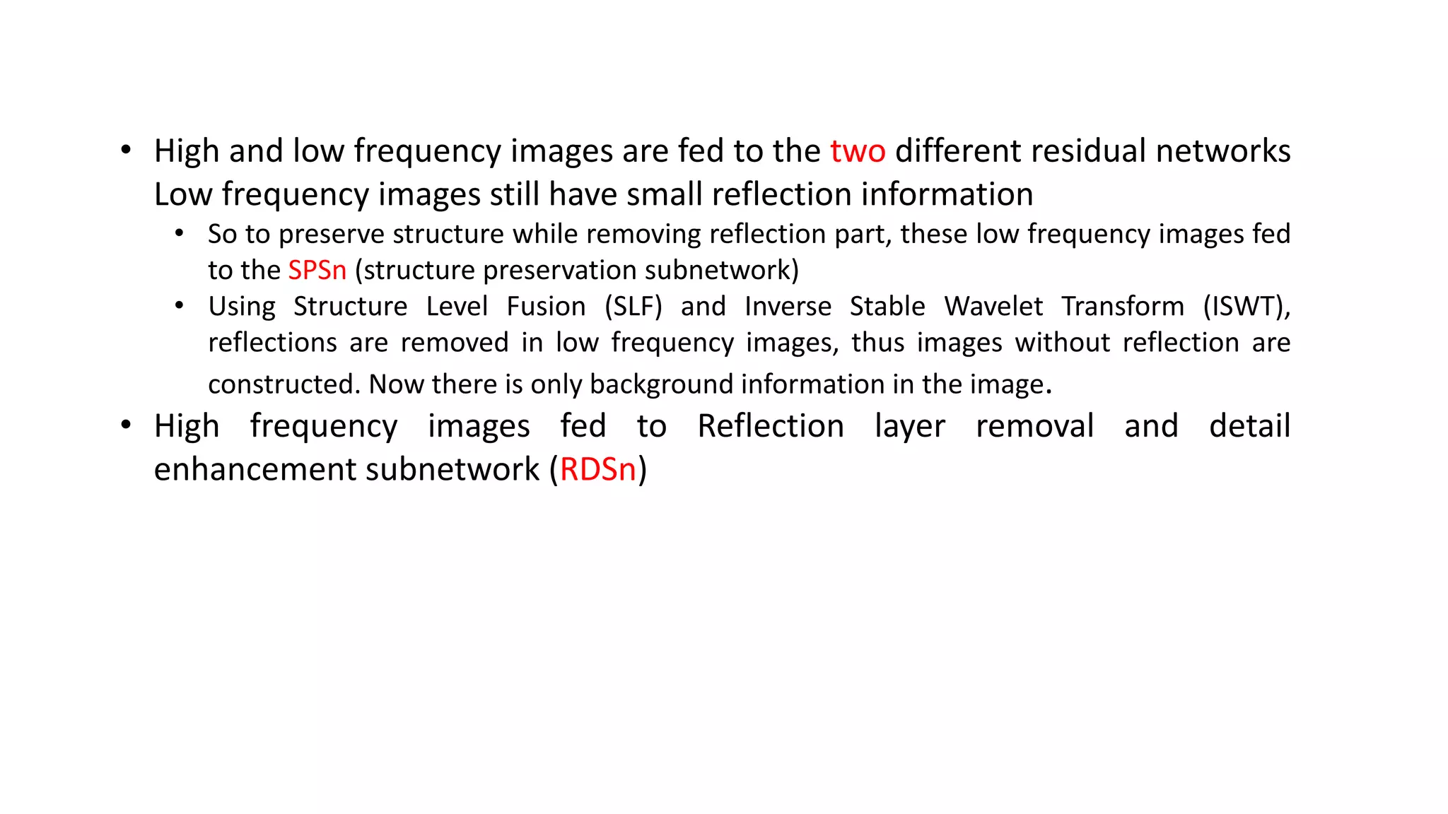 Object Detection Using Structure Preserving Wavelet Pyramid Reflection Removal Networkpptx 