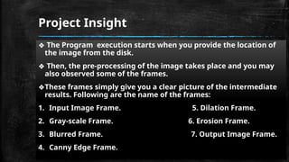 Measuring objects dimension from the uploaded photograph using openCv in Python | PPT