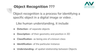 Computer Vision Based Object & Image Recognition - Artivatic.ai