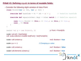 Object Equality in Scala | ODP