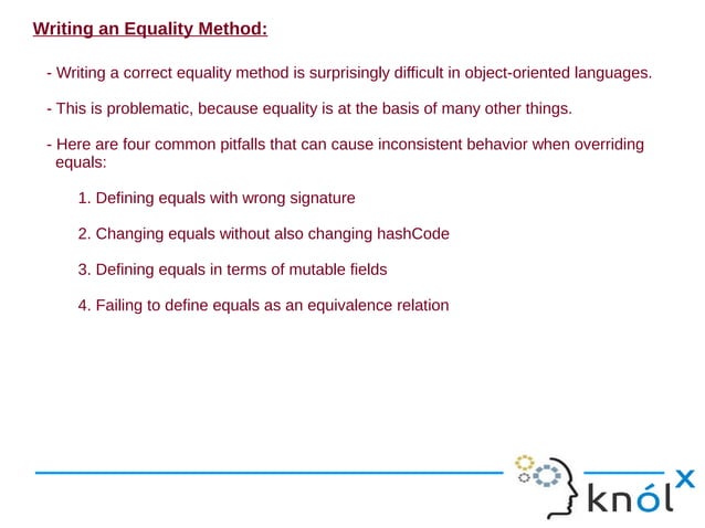 Object Equality in Scala | PPT