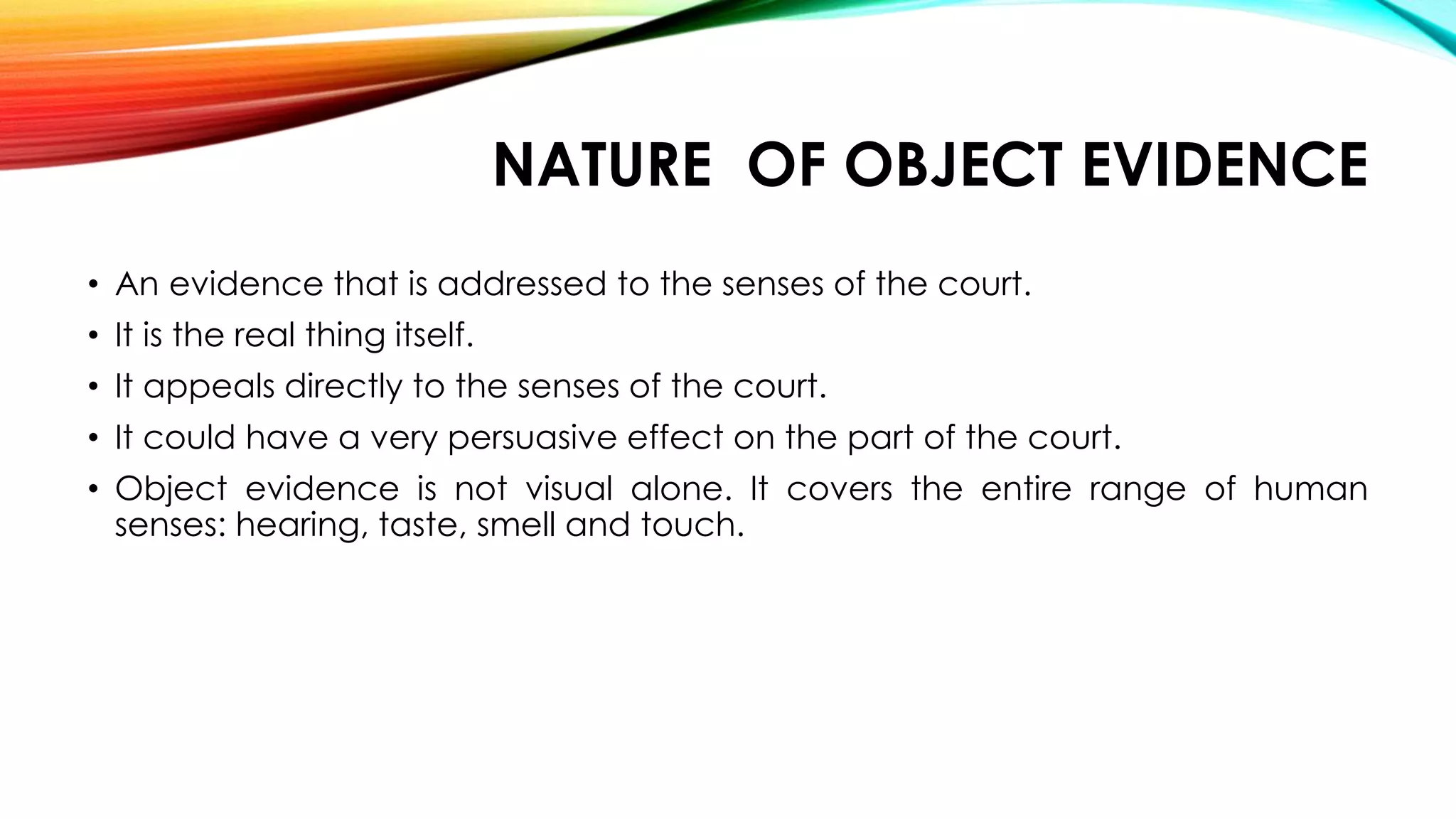 Object Evidence (Rule 130).pptx