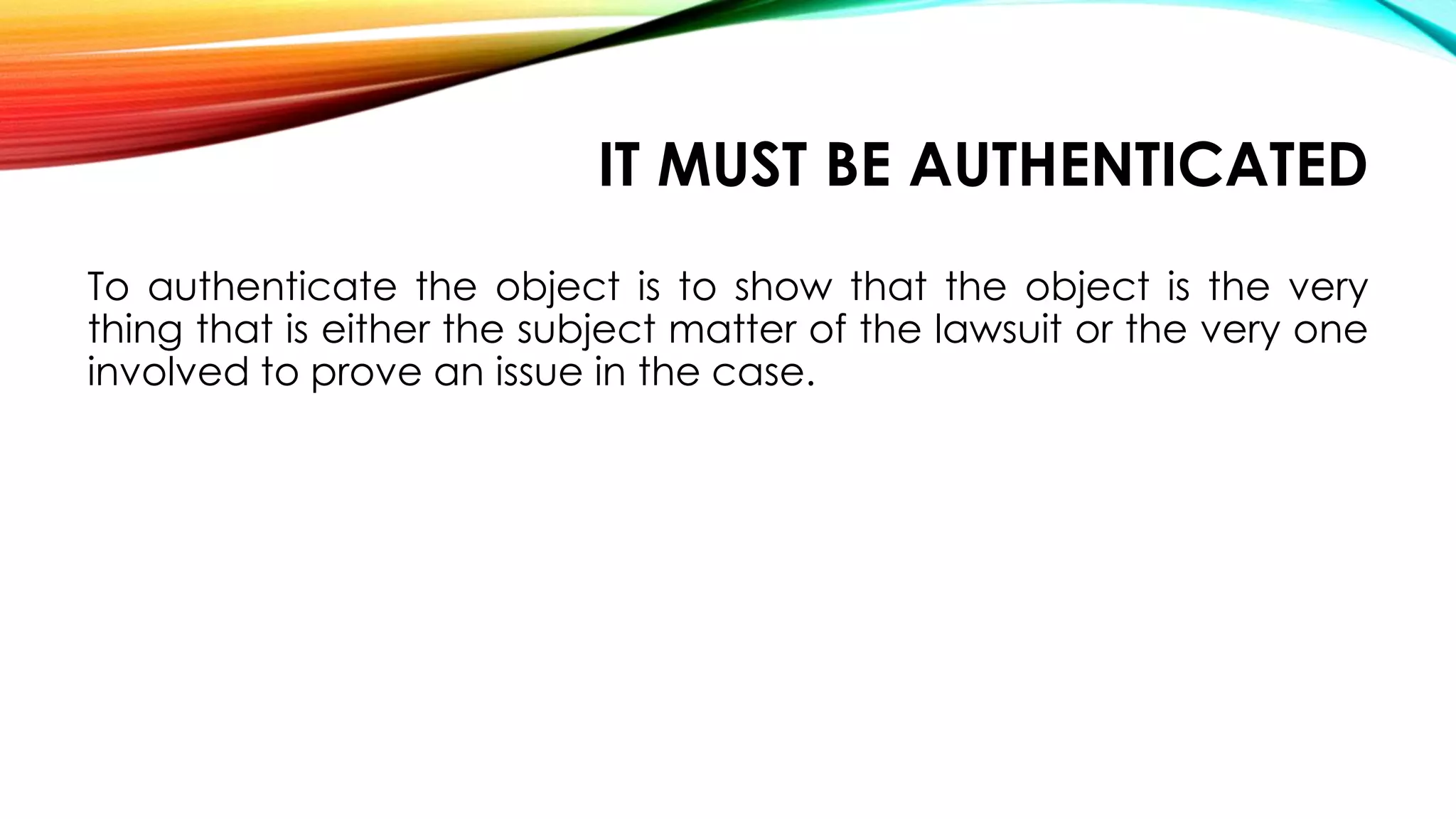 Object Evidence (Rule 130).pptx