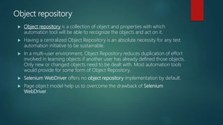 Object identification and its management | PPT