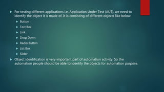Object identification and its management | PPT