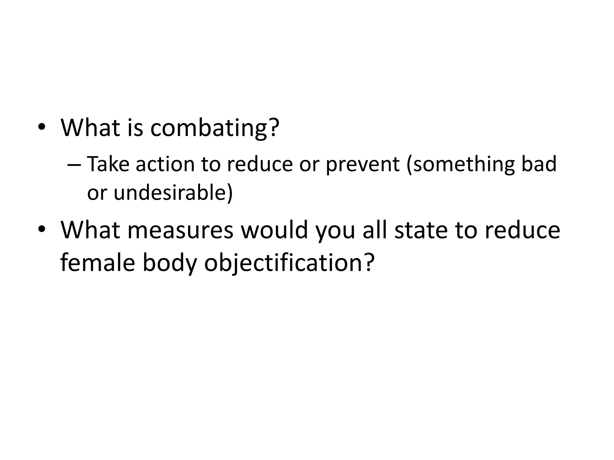 Objectification | PPTX