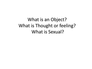 Objectification | PPTX