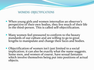 Objectification of women in advertisments | PPT