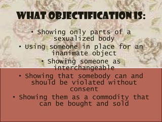 Objectification presentation | PPT