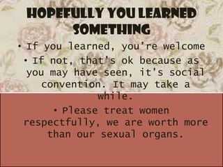 Objectification presentation | PPT