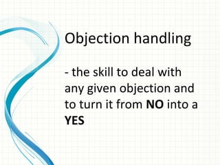 Objection handling | PPT