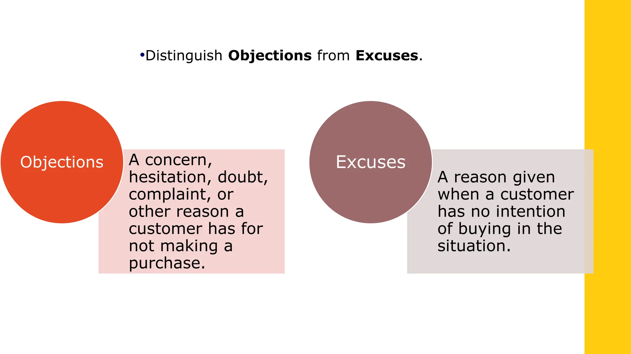 OBJECTION HANDLING skill negotiation in sales | PDF