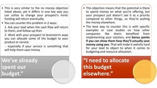 Objection handling 2020 | PPT