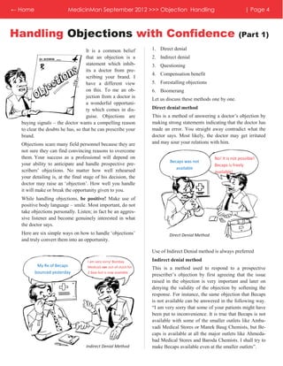 Handling Objections Confidently | PDF