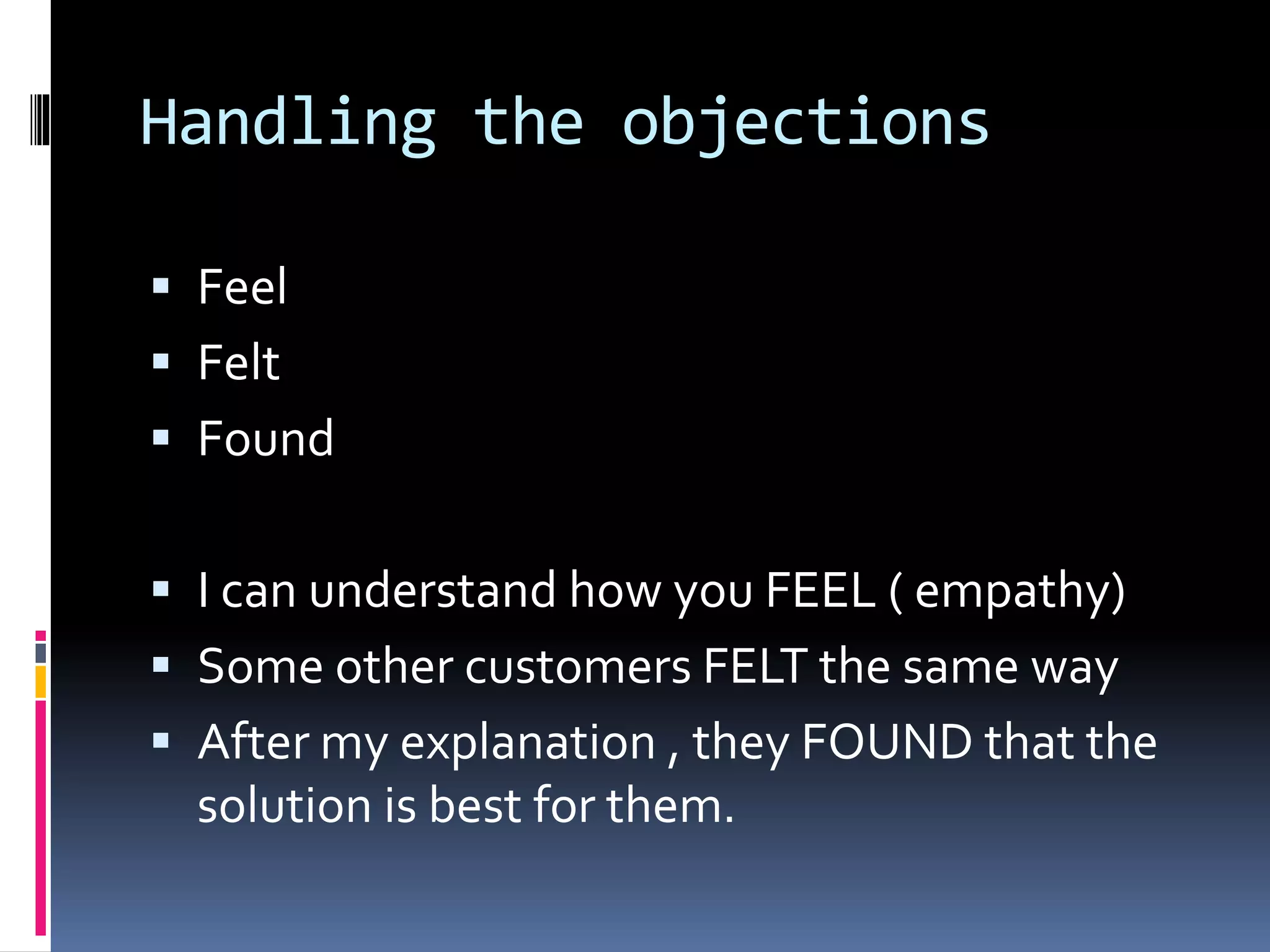 Objection handling skills by Prashant Sawant | PPTX