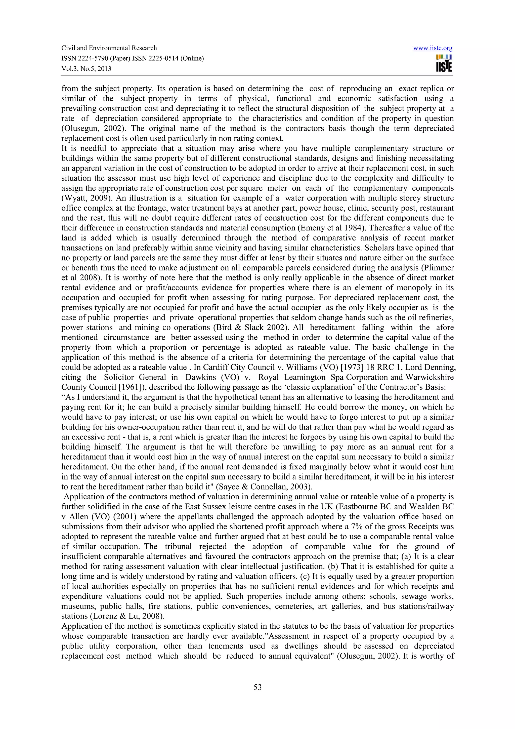 Objection hearing on property assessment rate charges in malaysia | PDF