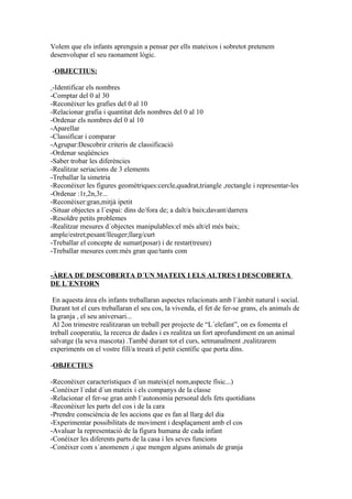 Objectius especfics p_4 | PDF