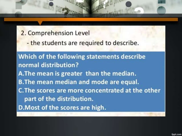 Objective Test Type | PPTX | Standardized Testing | Educational Assessment